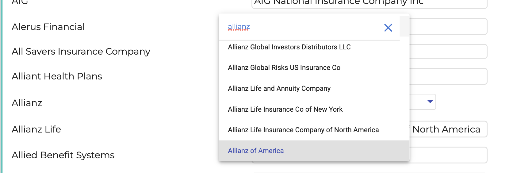 BenefitPoint Carrier Mapping – PerfectQuote
